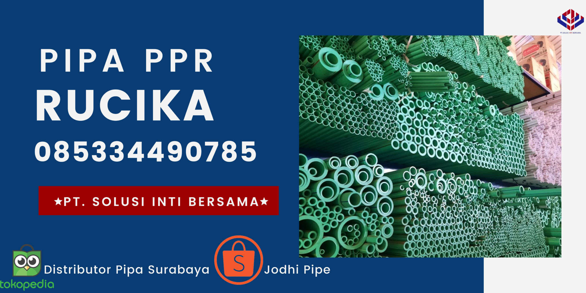 Harga Pipa PPR Rucika Banten 2026|| 085334490785 - PT SOLUSI INTI BERSAMA